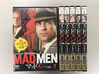 【中古】(非常に良い)マッドメン シーズン3 【レンタル落ち】全6巻セット　※ケースなし、ジャケットとディスクのみ【メーカー名】【メーカー型番】【ブランド名】【商品説明】マッドメン シーズン3 【レンタル落ち】全6巻セット　※ケースなし、ジ...