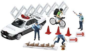 【中古】(未使用・未開封品)トミーテック ジオコレ64 1/64#カースナップ16a 警察 ABS・PVC製 人形・小物 (塗装済、一部組立済) ＋ ダイキャスト製ミニカー セット【メーカー名】トミーテック(TOMYTEC)【メーカー型番】...
