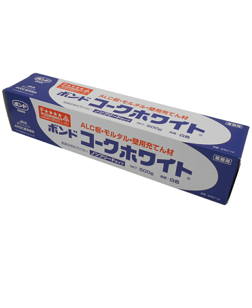 1成分形水性アクリル樹脂系 【用途】●ALC板の目地 ●無機質板、合板などの捨て貼り下地板の目地処理 ●壁クロスなどの内外装目地やすき間 ●木質壁や各種木部のすき間 ●ALC・モルタルのひび割れ補修や塗装下地処理 【特長】●水性 ●塗布性良...