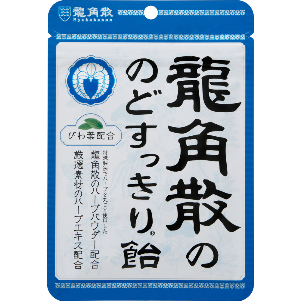 超微粒子の龍角散のハーブパウダーとのどにやさしい19種類のハーブを配合した龍角散ののどすっきり飴です。■特 徴 ● 超微粒子の龍角散のハーブパウダーを配合。 ● のどにやさしい19種類のハーブを配合。 ● のどを使い過ぎた時、のどの乾燥を感...