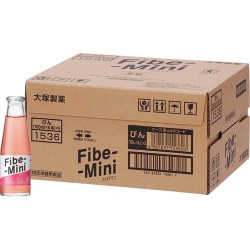 ■製品特徴レタス1.8個分※1の食物センイ 6000mgとレモン15個分※2のビタミンC 300mgが含まれています。○許可表示：ファイブミニは、食生活で不足しがちな食物繊維を手軽にとり、おなかの調子を整える食物繊維飲料です。※1 「日本食...