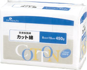 内容量：450g×10個セット　サイズ：8cm×16cm【製品特徴】■衛生用品としてご使用いただけます。 ■5cm×5cmにカットされていますので、化粧コットンとしてもご使用できます。 ■コットン100％使用 【素　材】・コットン・100％...