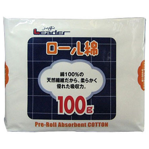 ●ロール綿100gは幅60cm、長さ76cmの脱脂綿を折りたたんだ状態で容量にあわせて袋詰めしています。広告文責：株式会社ドラッグピュア神戸市北区鈴蘭台北町1丁目1-11-103TEL:0120-093-849製造販売者：日進医療器株式会社...