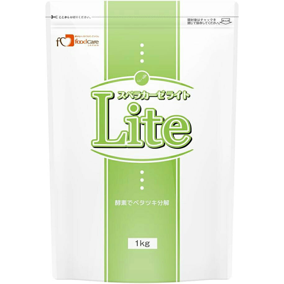 ■製品特徴 ◆ゆっくり固まるスベラカーゼ　ゼリー成型がより簡単に！ ※当社スベラカーゼとの比較 ゼリー食の素(酵素入り）。主食・主菜・副菜・汁物・デザート・飲料にも使えます。 1. ミキサー粥やでんぷん食品特有のベタツキを解消します ベタツ...