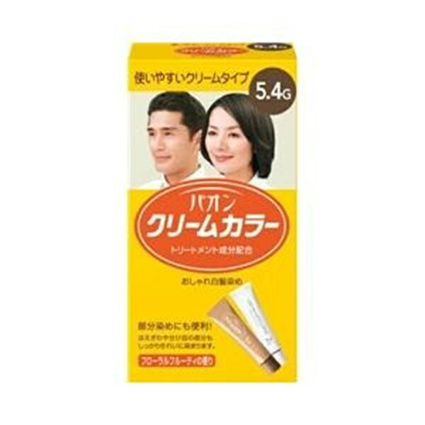 ■製品特徴?つややかで、なめらかな染め上がり。?必要な量だけ無駄なく使えるチューブ式。?はえぎわや分け目もキレイに染まります。?フローラルフルーティの香り。■内容量1剤/パオンクリームカラー5.4G 40g2剤/クリームデベロッパー40g■...
