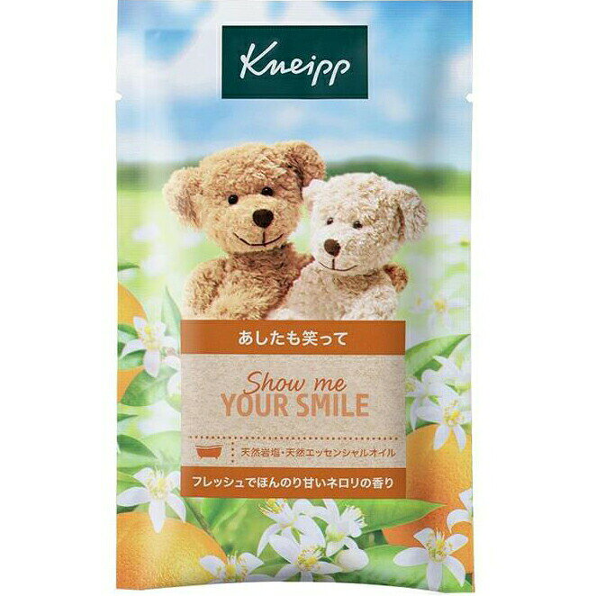 ■製品特徴 Show me your smile あしたも笑って 柑橘系の爽やかさとフローラルのやわらかさをあわせもつ、ネロリの精油*を配合。 やさしくてどこか懐かしいネロリの香りに包まれながら、晴れやかな楽園でリラックスするようなバスタイ...