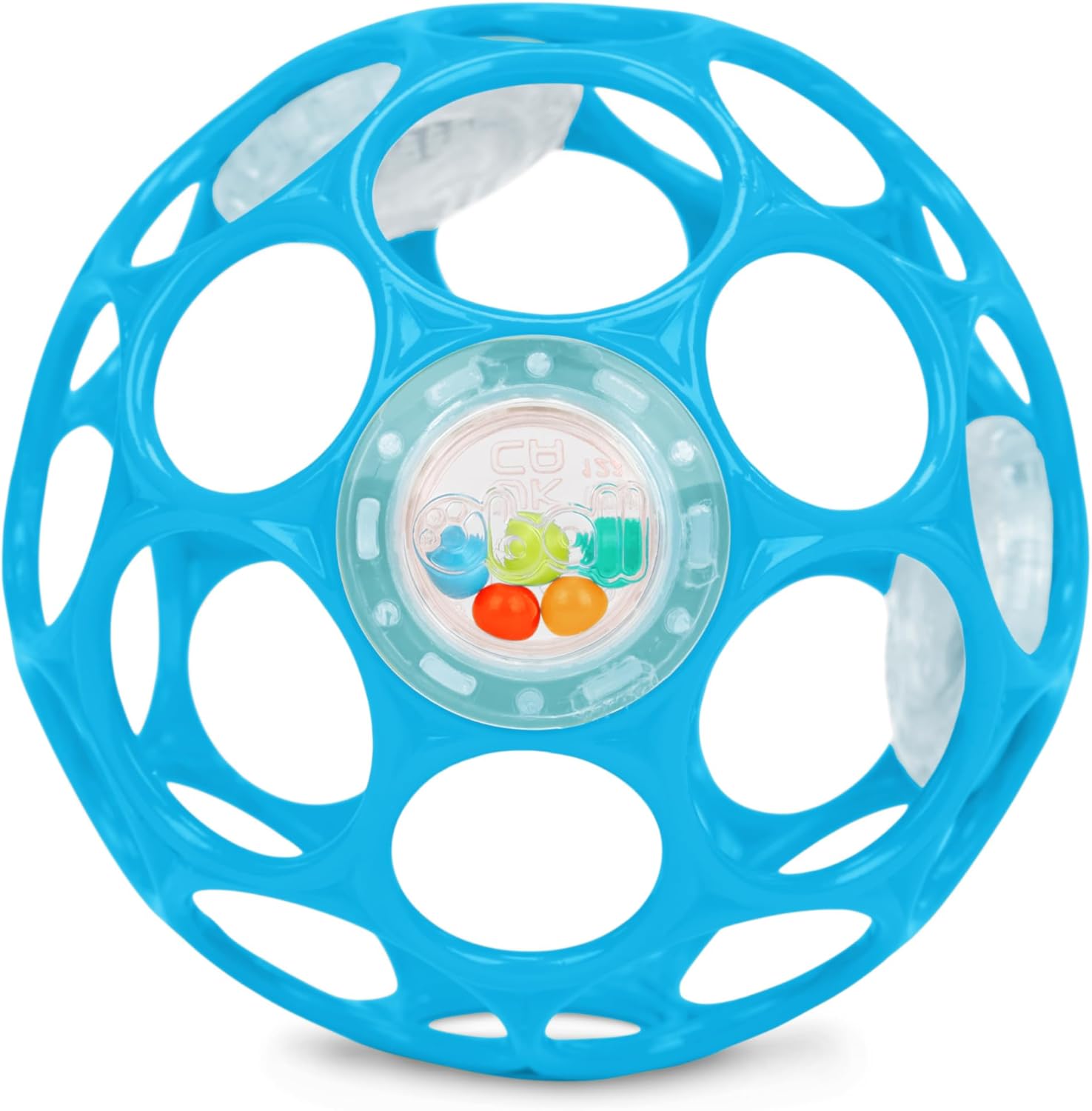 カラー：ブルー◆商品名：ブライトスターツ Bright Starts Oball オーボールラトル 【0ヶ月～】ベビーカー用おもちゃ 歯固め ガラガラ ソフトボール 出産祝い ブルー12281Bright Starts (ブライトスターツ ...