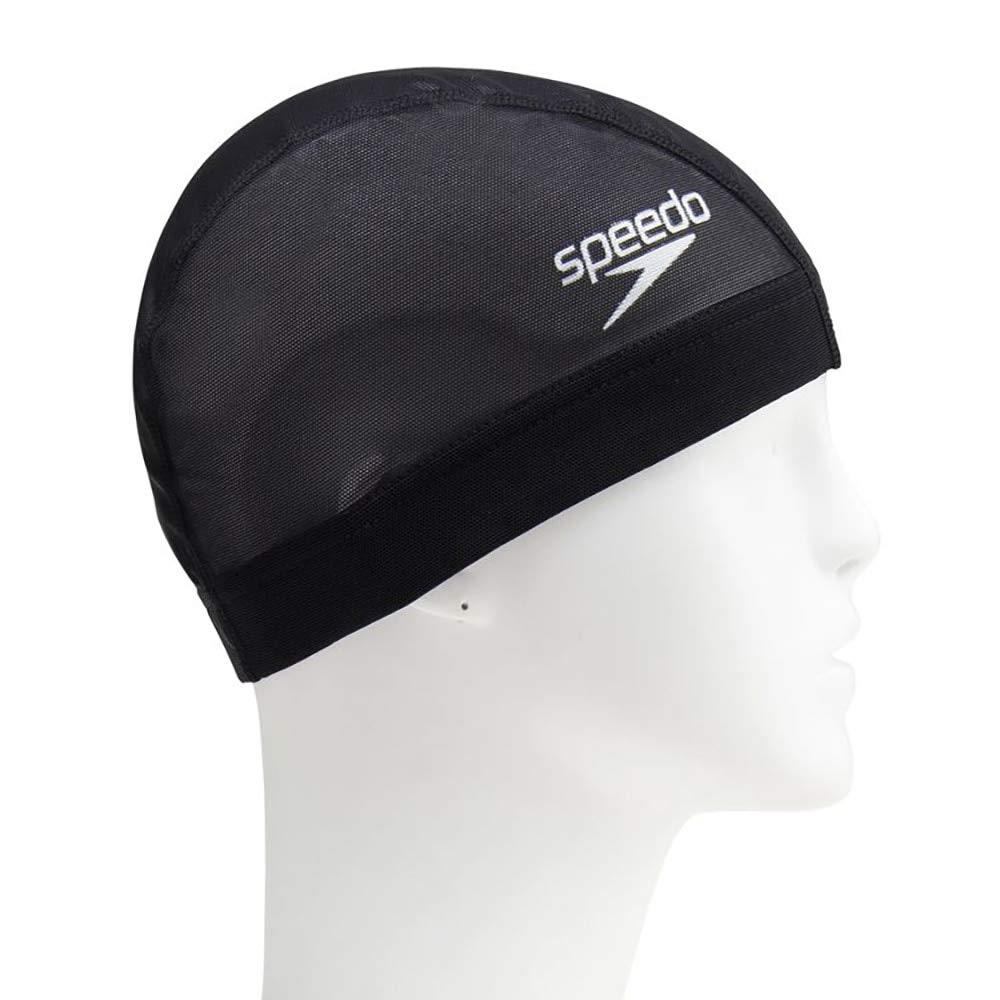 サイズ：M◆商品名：Speedo(スピード) スイムキャップ Logo Mesh Cap ロゴメッシュキャップ 水泳 ユニセックス SE12050 ブラック Mスタンダードなメッシュキャップ耐久性があり、しっかりとしたフィット感FINA承認...