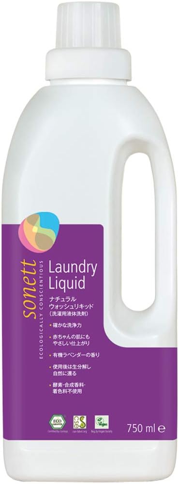 商品説明 ●100%天然原料を使用。使用後は生分解し自然に還ります。 ●石油由来の界面活性剤、蛍光増白剤、酵素、リン酸塩などを一切含まず、手や肌にやさしい洗剤です。 ●液体なので使いやすく、水にもさっと溶けて、高い洗浄力で汚れをしっかり落と...