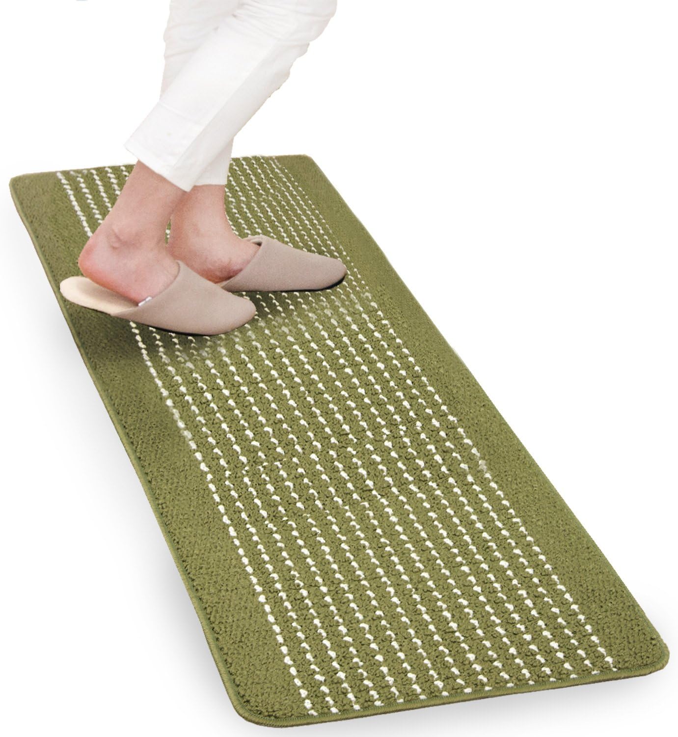 商品説明 ●毛羽が出る、ほつれる、乾きにくいといった欠点を改良した洗濯機で丸洗いできる日本製キッチンマット「優踏生（ゆうとうせい）洗いやすい」。 ●汚れが落ちやすく洗濯後の乾きも早い使いやすいキッチンマットです。 ●優踏生シリーズで好評の、...