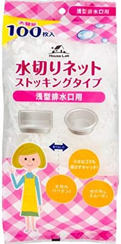商品説明 ●ストッキングタイプなので伸縮性があり、容器への取り付けが簡単です。 ●細かい網目なので、小さなゴミもしっかりキャッチ ●水切れもスムーズなので容器も清潔です。 ●燃やしても有毒ガスが発生しません。 ●システムキッチンの浅型排水口...