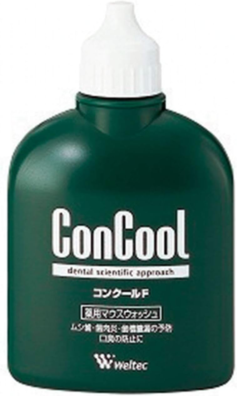 製品の特徴 ●水に数滴垂らし、ブクブクうがいをするだけ。 ●お口の中のムシ歯・歯周病菌を殺菌し、口臭防止に効果的な洗口液。 ●刺激が少なく、後味スッキリのミント味。 ●高い殺菌力 コンクールFに含まれるグルコン酸クロルヘキシジン（殺菌剤）は...