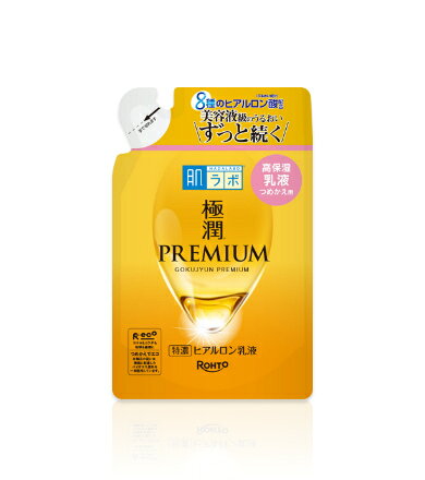 製品の特徴 ●うるおい成分であるヒアルロン酸と、濃い使用感にこだわり抜きました。 ●「極潤プレミアム ヒアルロン乳液」は、うるおいを密封する高保湿乳液。 ●たっぷり8種類のヒアルロン酸（うるおい成分）＊を配合。 ●なめらかでコクのある濃厚な...