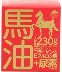 製品の特徴 ●馬油(保湿成分)に尿素(保湿成分)を配合し、コラーゲン、ヒアルロン酸(保湿成分)を配合した、濃密処方の保湿クリームです。 ●肌のかさつきを抑え、きめ細やかな潤いのある肌に整えます。 ●さらっとした質感のクリームです。 ●無香料...