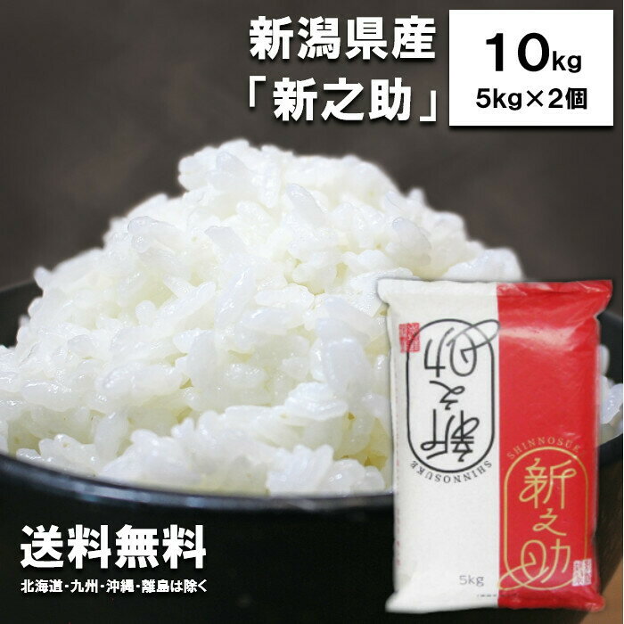 新米　田中米穀　新潟県産　新之助10kg（5kg×2袋）【送料無料　北海道、九州、沖縄、離島を除く】　新潟県産　令和7年度産 新潟より産地精米直送にてお届け！ 2−4営業日以降に発送予定です。1