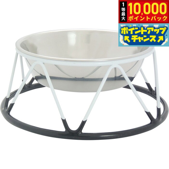 シンプルなスタンド付きステンレスボウル。食器のフチ裏とスタンドの下部のラバーコーティングが食事中のカタカタ音を防ぎます。商品名SPB シングルダイナーブランドS.P.B.材質ステンレススチール・鉄・PVC大きさ高さ4×幅12.2×奥行12....