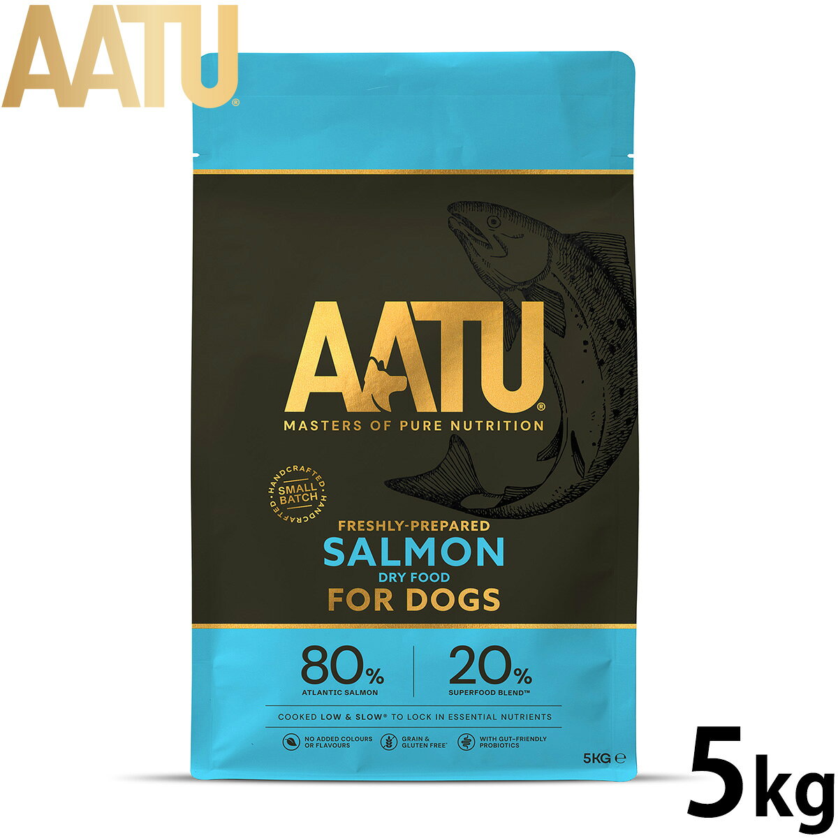 AATU（アートゥー）は「効率の良い消化、栄養吸収」と「愛犬の満足」を開発のコンセプトとして生まれました。上質の動物性タンパク質をメイン原料として、野菜・フルーツ・ハーブ・スパイス＆植物由来原料を80/20カスタムメイドにて小ロットのレシピ...