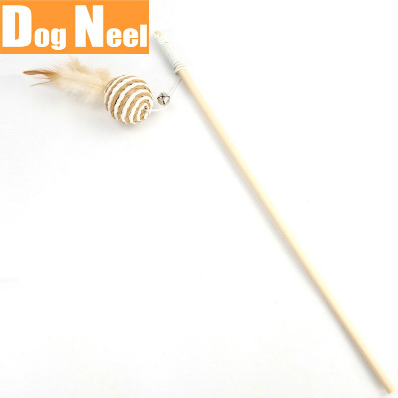 かわいいモチーフに天然フェザーを付けたシンプルな猫じゃらし。モチーフ部分の鈴の音がさらにネコちゃんの興味を引き付けます。商品名DOG NEEL ドッグニール 猫のおもちゃ 猫じゃらし ボールフェザーブランドDOG NEEL材質木、ゴム紐、麻...