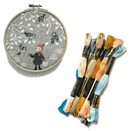 愛らしいタッチで世界中にファンがいる人気のデザイナー ペレット・サモイロフさんのクロスステッチ用刺繍糸のみ 刺繍糸は、画像のクロスステッチ図案用の刺繍糸セットとなります。 セット価格は本数分のお値段です。(税抜価格×本数＋消費税)