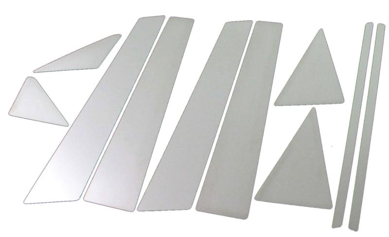 BRIGHTZ アベニール 11 超鏡面ステンレスメッキピラーパネル バイザー無用 10PC 【 PIL-SIL-083 】 PNW11 PW11 W11 SW11 RNW11 RW11 PNW PW W SW RNW RW 4699同一商...