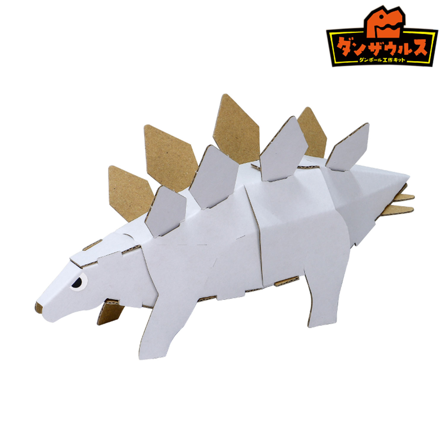 法人のまとめ買い注文歓迎！ 在庫数やお届け時期など、ご不明な点がございましたらお気軽にお問い合わせ下さい！雑貨|おもちゃ・ホビー||ダンボール工作|工作|恐竜|商品番号：THM-7004 【クラフトグッズ特集】A4サイズ2枚のダンボールから...