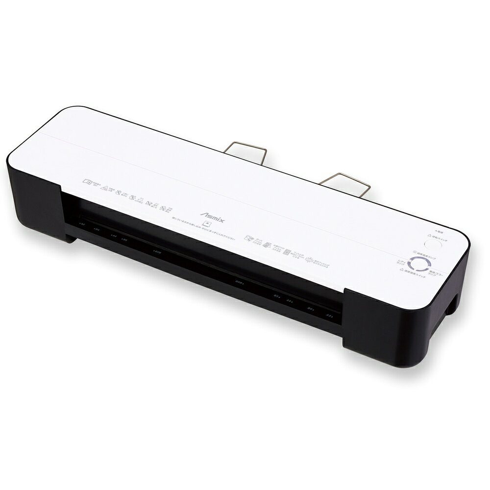 商品名 アスカ　4本ローラー　ラミネーター A3対応 型番 L411A3 サイズ 512×145×95mm 重量 3.3kg スペック ・ラミネート速度：約7.4～8mm/秒　 ・ウォームアップ時間：約40～75秒間（周囲の温度によって異な...