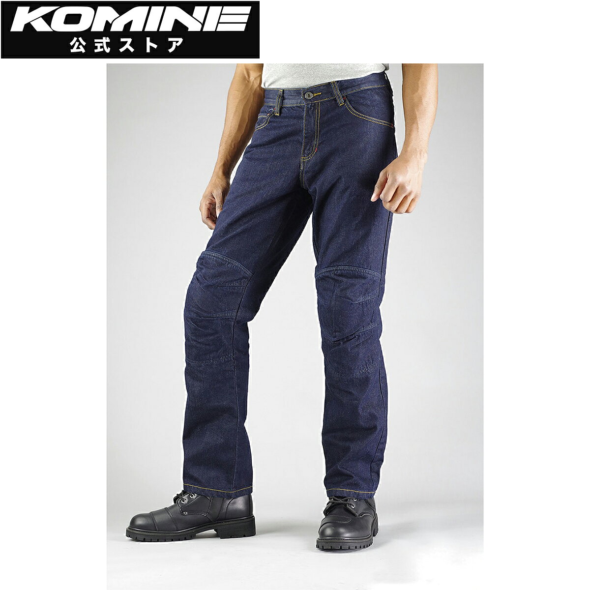 ・メーカー ：コミネ,KOMINE・サイズ ：S/28・M/30・L/32・XL/34・2XL/36・3XL/38・4XLB/44・5XLB/46・材質：cotton・Kevlar&reg;・polyester・カラー：Deep Indig...