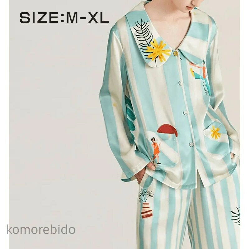 商品情報特徴■ 肌にひんやりと心地よい氷シルク素材で夏も快適■ ゆったりとした長袖長ズボンのセットで安心感のある着用感■ 個性あるデザインとストライプ柄が大人のおしゃれを演出素材ポリエステル繊維サイズM,L,XLサイズの詳細情報は、商品ペー...