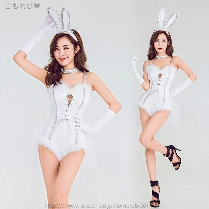 BorderColor="#FFFFFF"> 商品 コスプレ バニーガール衣装 内容 ワンピース+グローブカ+チューシャ 素材 ポリエステル サイズ S 総丈71cm バスト70-82cm ウエスト64cm M 総丈72cm バスト74-8...