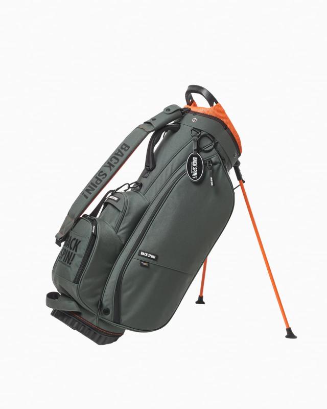 [BACK SPIN] 【正規品】 CORDURA スタンドキャディバッグ モデルSOLID/コーデュラ/スタンド/9インチ/47インチ対応/3.0kg/軽量/撥水生地はINVISTA社のCORDURA 1000を使用。ナイロンの7倍の強度...