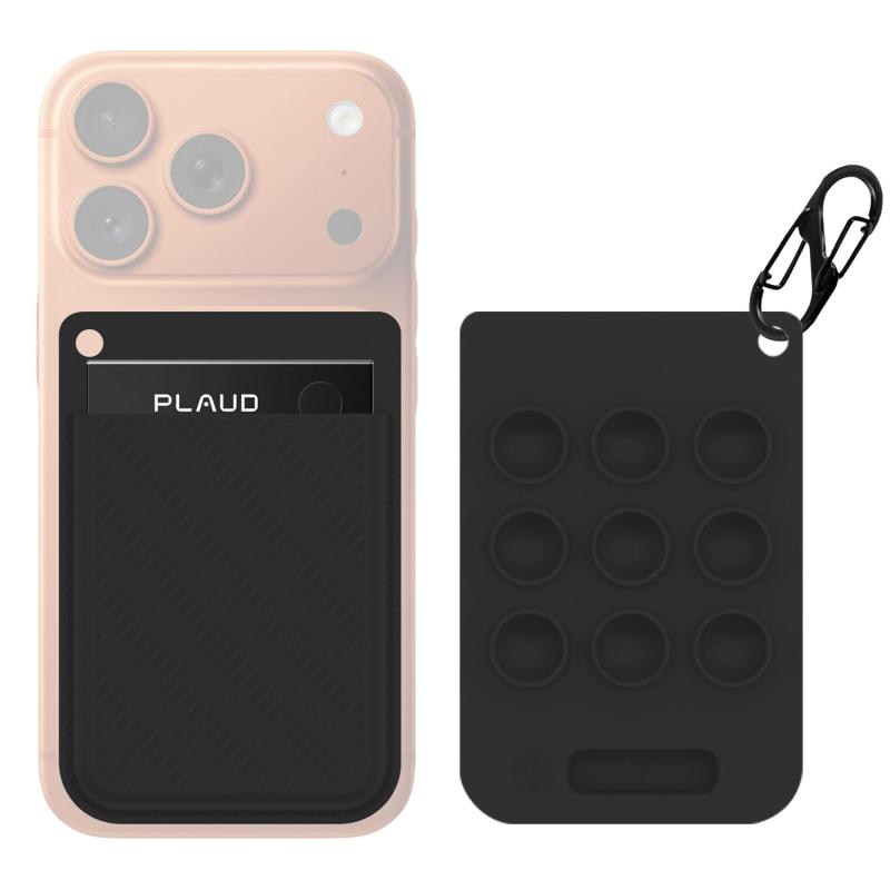 JIAYJP For Plaud Note Pro AI 用 ケース カバー軽量 薄型 滑り止め 収納カバー 全面保護 充電便利 Plaud Note Pro AI 保護ケース (ブラック)🎧【対応機種】Plaud Note...