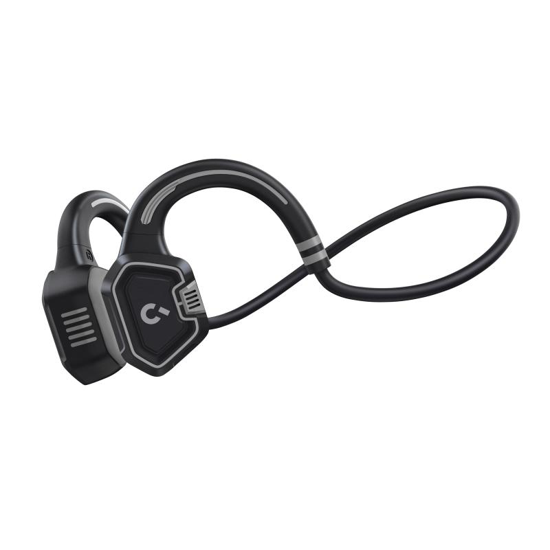 CROWD AUDIO 骨伝導 完全防水ワイヤレスイヤホン EP-02 | Bluetooth IP68 16GBの内蔵メモリ 軽量 ヘッドセット スポーツ スイミング ランニング 汗 日本語取説付【耳を塞がないイヤホン】骨伝導イヤホンで耳...