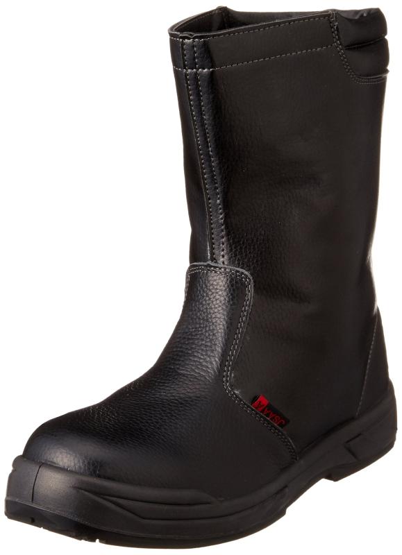 [ノサックス] Nosacks(ノサックス) 安全靴 耐滑 静電 安全半長靴 ウレタン2層底 樹脂製先芯 KC-0088 BK(黒/JP27cm)ソールの厚さ:1.5cm履き口:35cm/筒丈:23cm(計測サイズ26cm)
