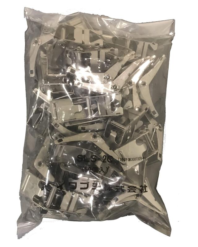 イワブチ ステンレスバンド 締付金具 50個入 SLS-2C適用ベルト幅:20mm材質:SUS430JR標準仕様品