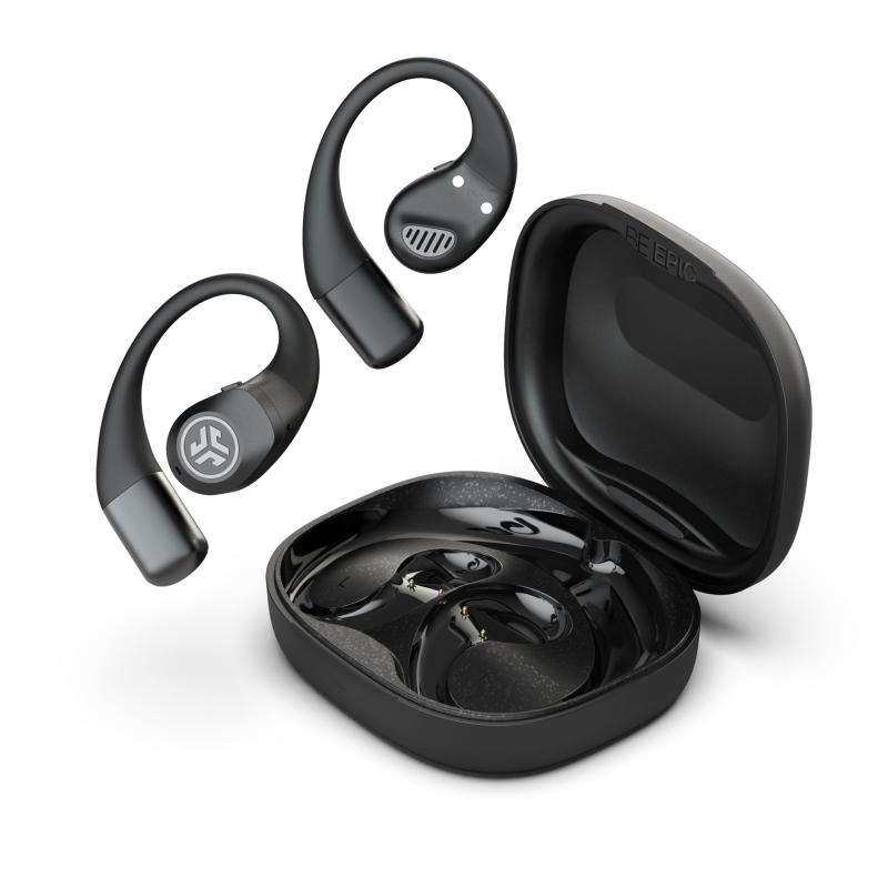 JLab Epic Open Sport｜耳をふさがないオープンイヤーイヤホン・スポーツ向けBluetoothイヤホン・長時間再生・防水IP55規格の防塵防滴 最大30時間再生 ハイレゾ対応 マイク付きで通話も可能 急速充✅耳をふさがないオ...