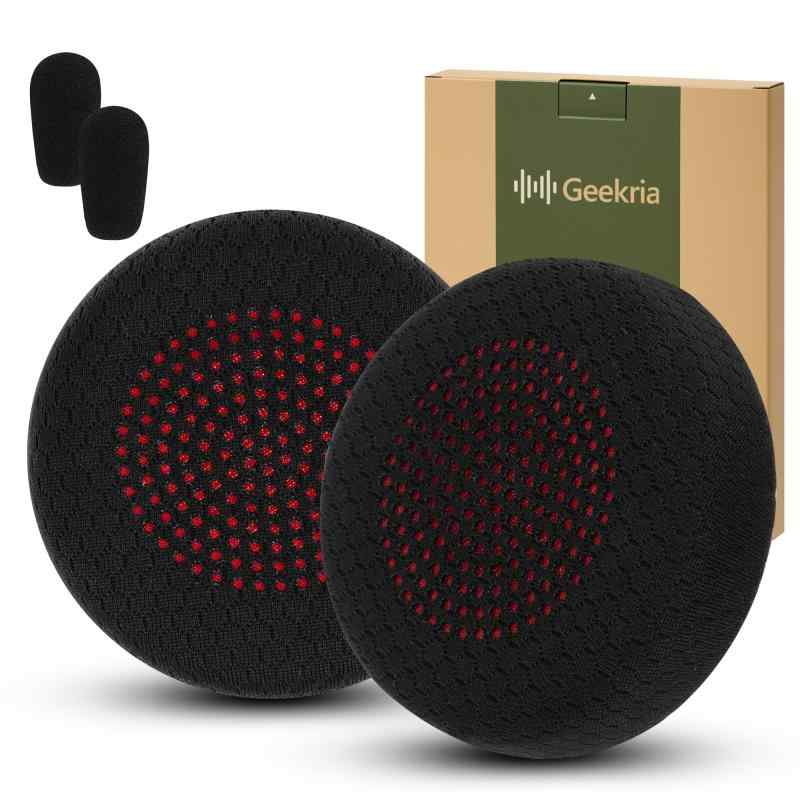 Geekria イヤーパッド Comfort 互換性 パッド ロジクール Logitech Zone 301(981-001468), Zone 300, Zone 305 (981-001457) ヘッドホンに対応 パッド イヤー/イヤー...