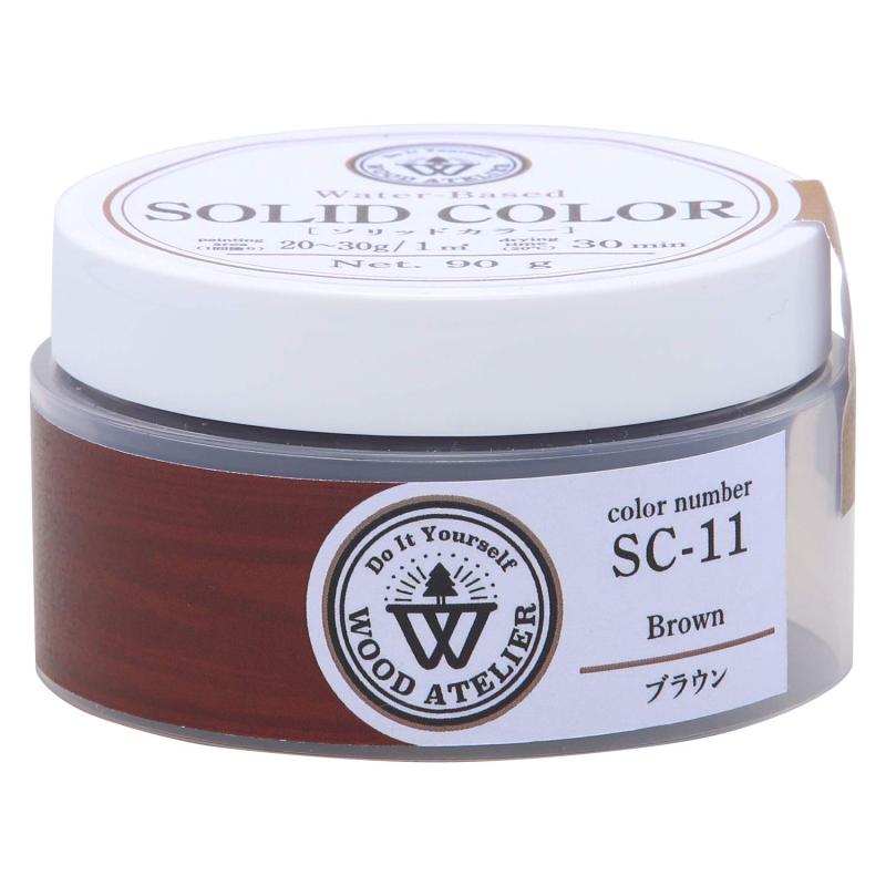 和信ペイント(Washi Paint) 水性ペースト状ニス ウッドアトリエ ソリッドカラー 屋内木部用 ブラウン 90g SC-11 4965405614107内容量:90g色:ブラウン塗り面積(1回塗):20～30g/1m2(約)乾燥時間...