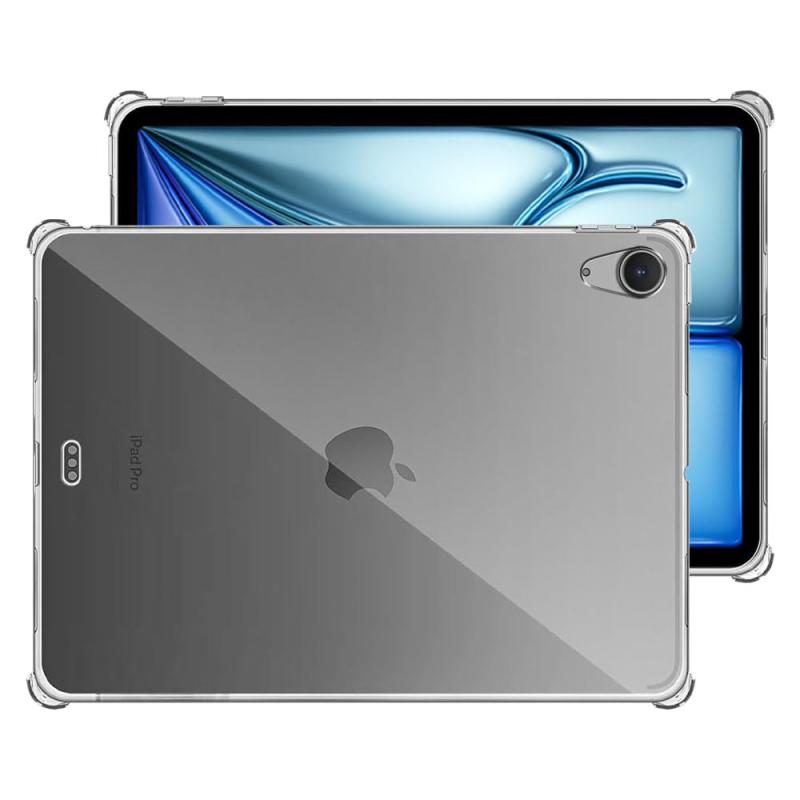 【2024発売】For iPad Air 11インチ(M2) 2024 専用 ケース 強化されたコーナー 黄ばみなし 軽量 TPU【YCJDP】耐衝撃 落下防止 耐摩耗性 防水性 指紋防止 より良い滑り止め すり傷防止 アイパッド エア&#...