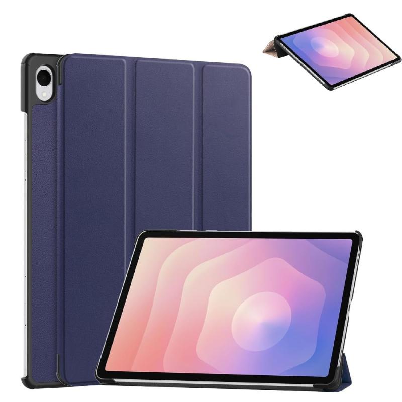 For galaxy tab s11 11インチケース機能付き角度調整上質PU傷防止衝撃吸収薄型軽量手触り良好全面保護型galaxy tab s11 タブレット専用ケース(ブルー)【対応機種】：galaxy tab s11 タブレット 保護...