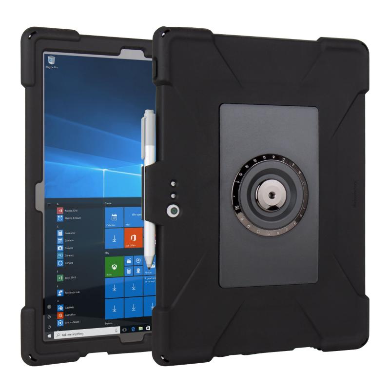 The Joy Factory Surface Pro 6 5 4 耐衝撃 衝撃吸収 タブレットケース タブレットスタンド 保護ケース ペンホルダー付 軽量 薄型 落下防止 現場用 米軍 MIL規格 取得 MIL-STD-810G aXti...