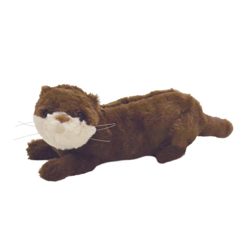 山二(Yamani) 化粧ケース 11467 カワウソ約H13.5xW14D36cm約68g素材:ポリエステル,POM,PET,PSやさしい手触りが人気のペンケースです。<br> ペンケースやコスメポーチとしてデイリーに大活躍で...