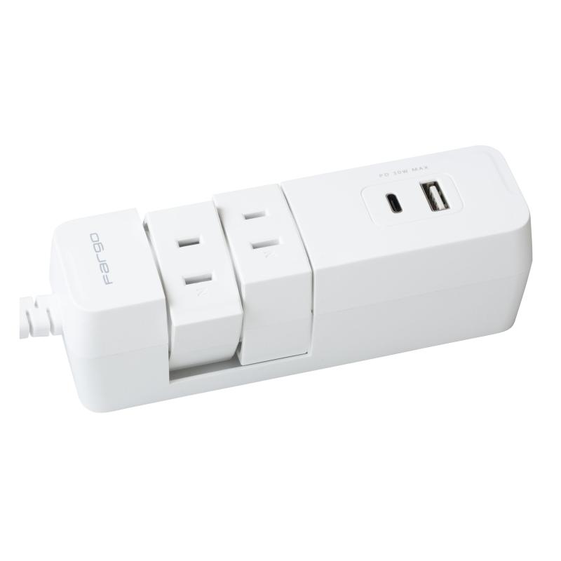 Fargo 電源タップ TAPKING T5 PD 回転式AC差込口 USB TYPE-C TYPE-A ポート✅【両挿し対応AC差込口】独立して回転する差込口は3口から最大6個口対応になります。✅【人間の体の作りや動きを研究】特徴的な回転...