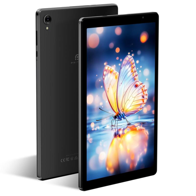 タブレット 10インチ Wi-Fiモデル 32GB ROM 1280*800 IPS ディスプレイ 6000mAh 2.4GHz Wi-Fi6 GMS認証 Android14 Bluetooth5.2 専用ケース付き PRITOM【Andr...