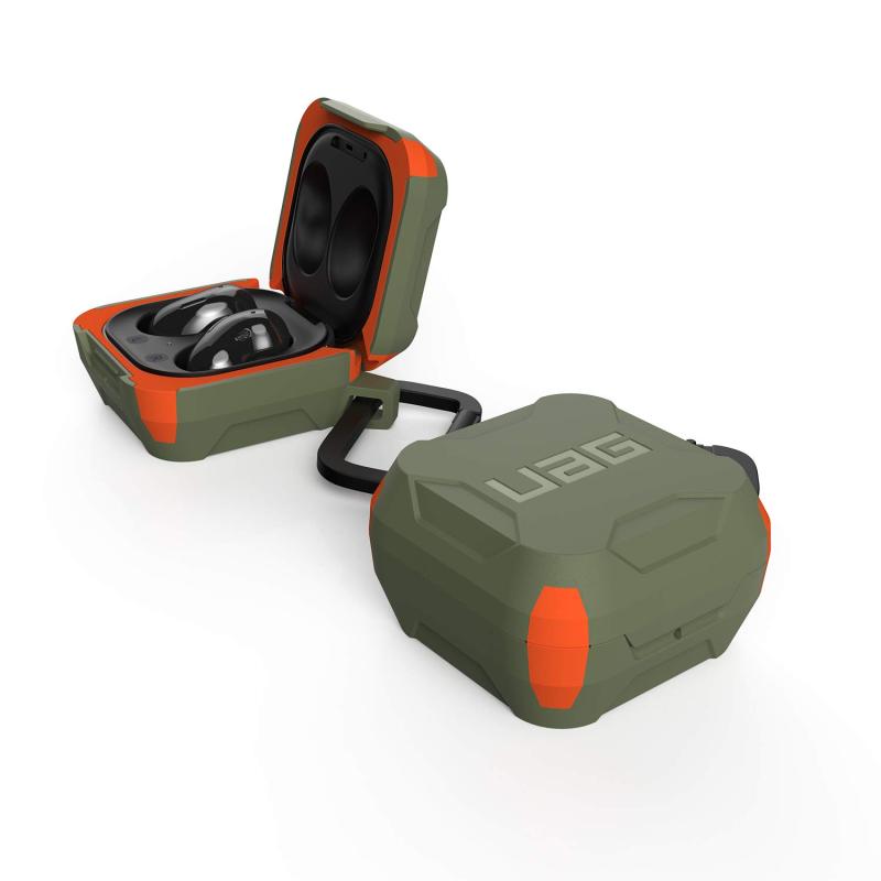URBAN ARMOR GEAR GalaxyBuds Live用 HARD.CASE_001(耐衝撃/カラビナ付属)