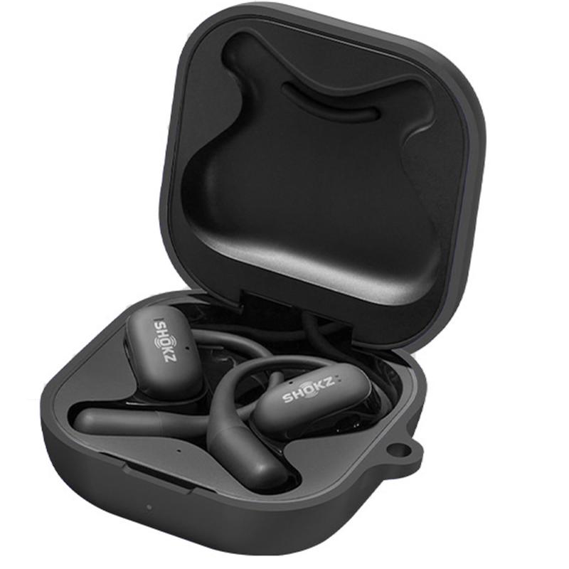 Lamshaw for SHOKZ OpenFit シリコン 保護ケース， カバー 衝撃や傷から 保護 イヤホン 収納ケース 対応 SHOKZ OpenFit耐衝撃：SHOKZ OpenFit本体全面を完全に保護します。キズ・汚れ防止：シリ...