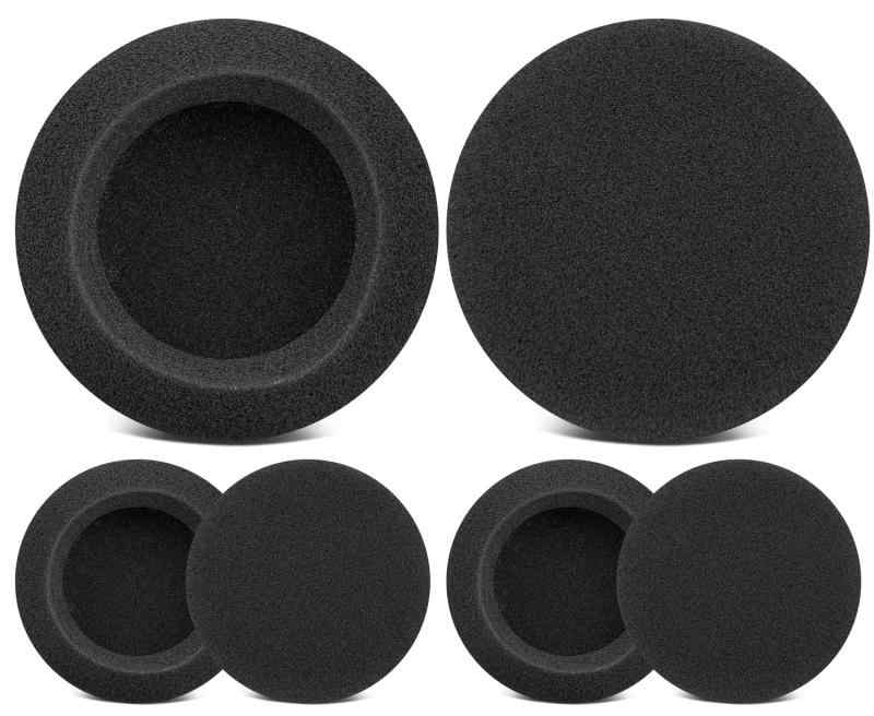 SOULWIT 6 Pcs イヤーパッド イヤークッション for Logicool H340 ヘッドセット 用 交換 パッド ヘッドパッド 柔らかく耐久性のある 高密度フォーム スポンジ イヤーカップ 耳当て🎧対応機種：H...
