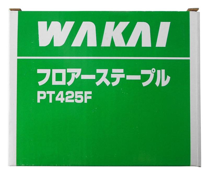 WAKAI フロアー用ステープル 4mm幅 25mm 2,500本 PT425F頭径(約):4mm