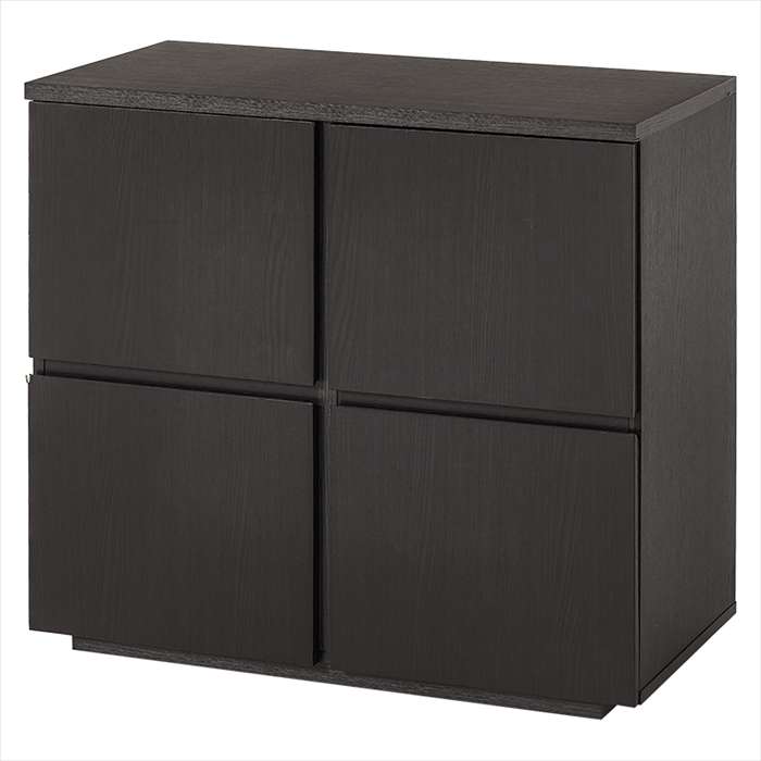 SEARCH WORD：キャビネット ダークブラウン 収納 家具 インテリア 部屋 おしゃれ シンプル 新生活 引越 模様替え 商品概要：木目調デザインのシンプルなキャビネットで、生活感の出るものをひとまとめに収納できます。商品仕様：■メー...