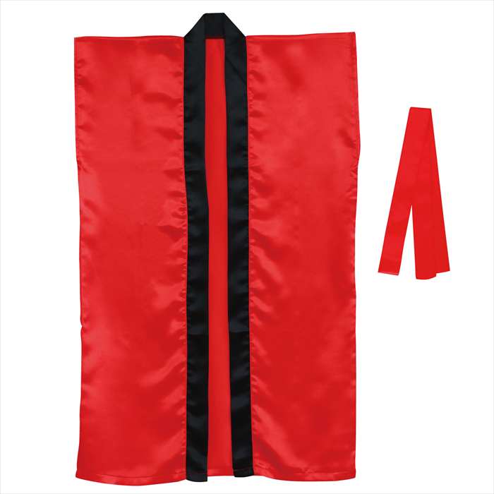 SEARCH WORD：ハッピ サテンロングハッピ サテン素材 サテン生地 赤 レッド ハチマキ付 法被 半被 運動会 体育祭 発表会 スポーツ大会 舞台衣装 お遊戯会 応援 祭り イベント ダンス 衣装 半纏 エイサー よさこい 装飾 中...