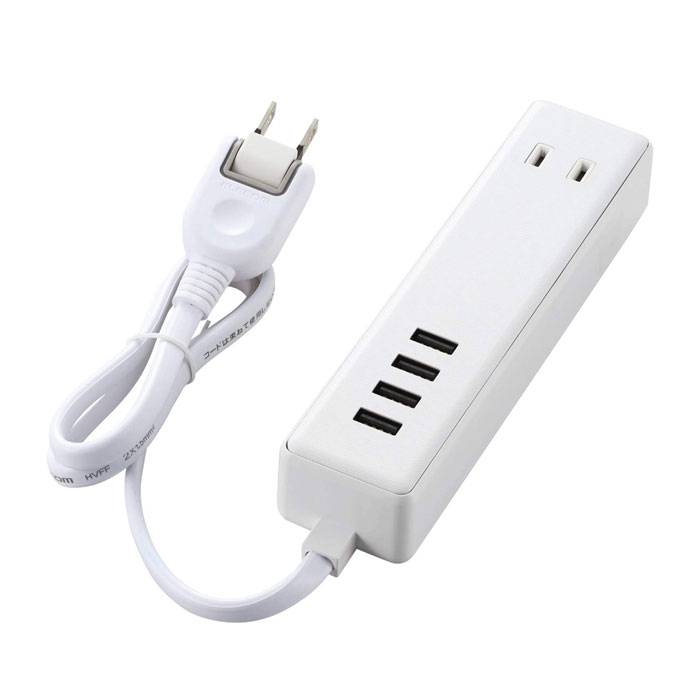 SEARCH WORD：スマホ・パソコン用 スマホ スマートフォン PC パソコン タブレット USBタップ USB タップ 電源タップ 電源 充電 コンセント ケーブル ケーブルタイプ スイングプラグ ほこり防止シャッター 絶縁キャップ ...